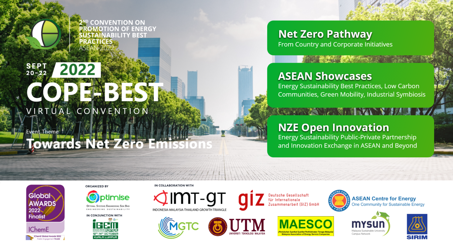 COPE-BEST 2022 - Towards Net Zero Emissions